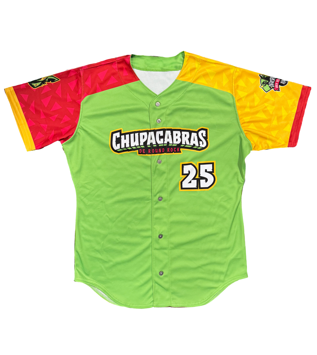 Round Rock Express OT Sports 2025 Chupacabras Alternate Replica Jersey – Minor League Baseball ...