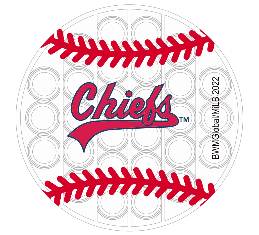 Peoria Chiefs Baseball Pop It – Minor League Baseball Official Store
