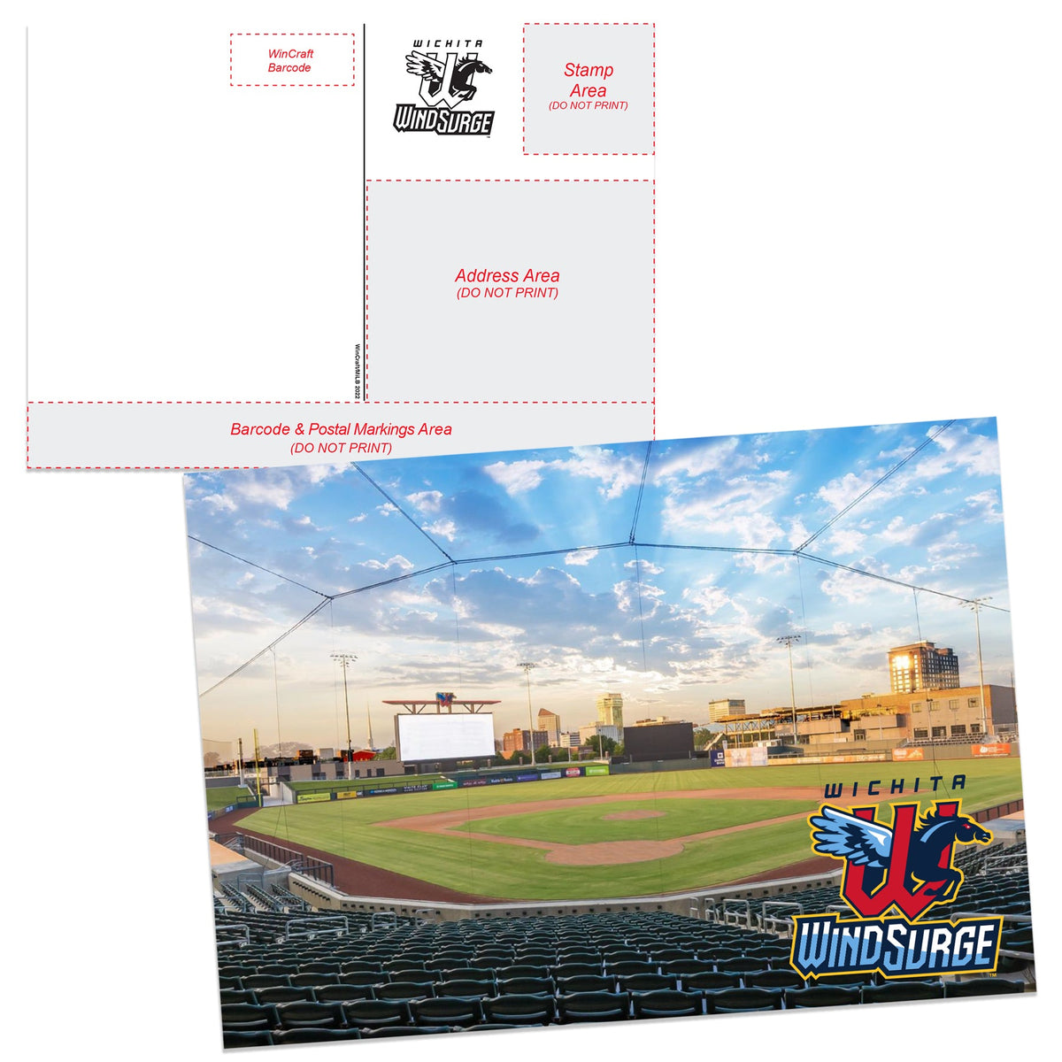 Wichita Wind Surge Riverfront Stadium Postcard – Minor League Baseball ...
