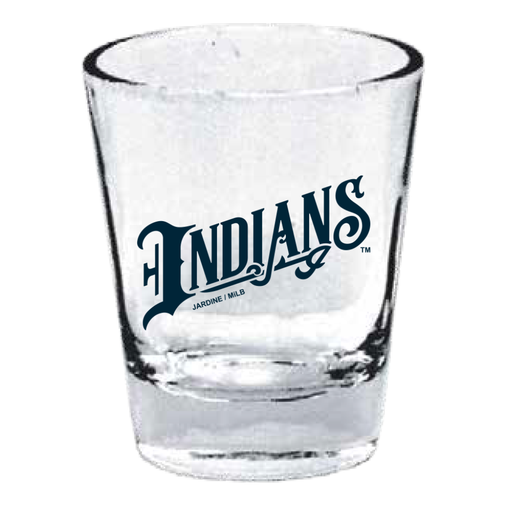 Indianapolis Indians 1.5oz Wordmark Shot Glass – Minor League Baseball ...