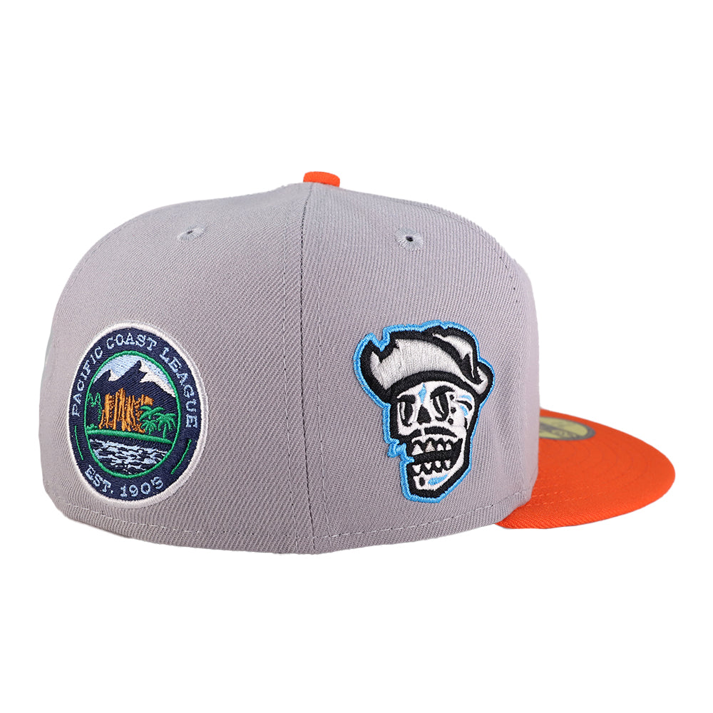 Las Vegas Aviators New Era 5 Panel Multi Hit LV Gray/Orange 59FIFTY Fi ...