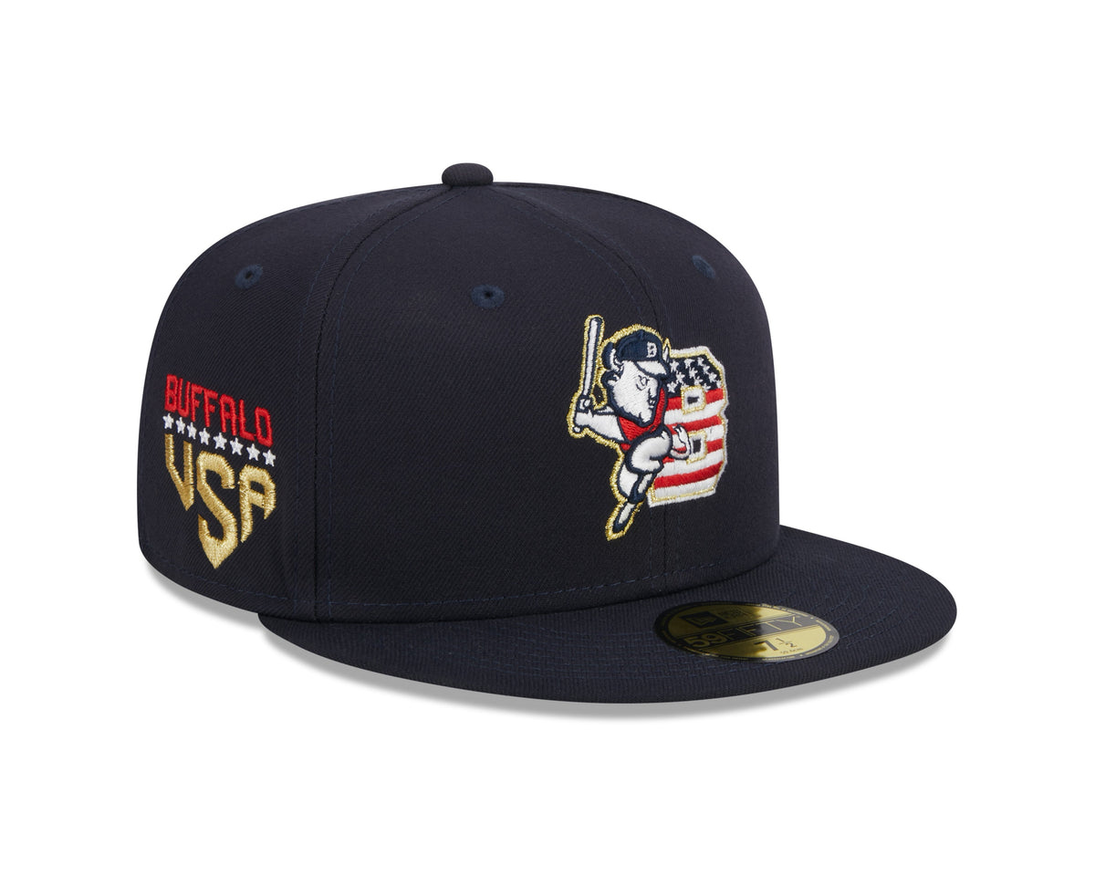Buffalo Bisons Stars & Stripes 2023 5950 Cap – Minor League Baseball ...