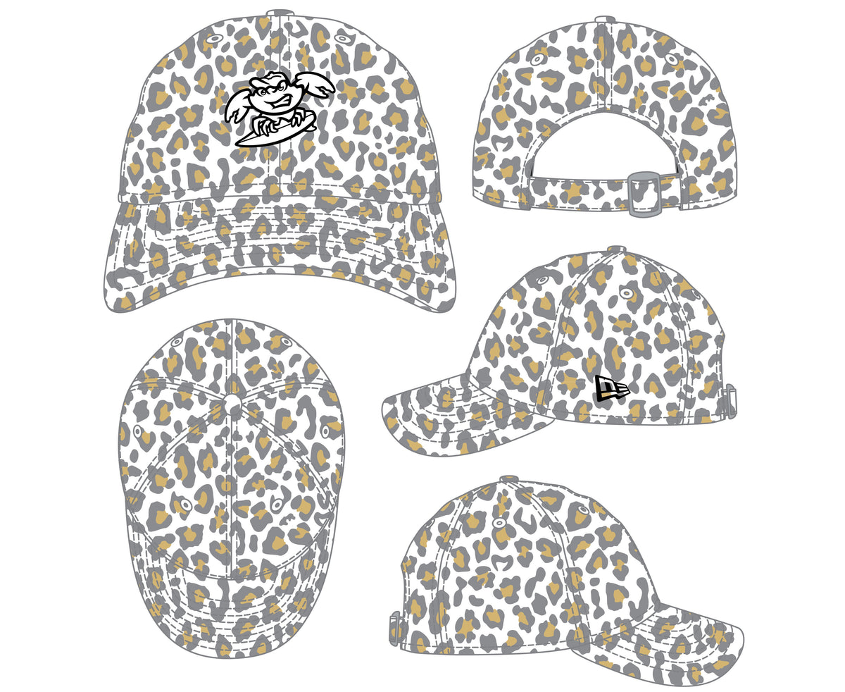 Jersey Shore BlueClaws New Era Kids Leopard Print Adjustable Cap White ...