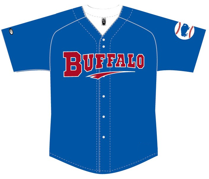 Buffalo Bisons Sublimated Alt Royal Replica Jersey – Minor League ...