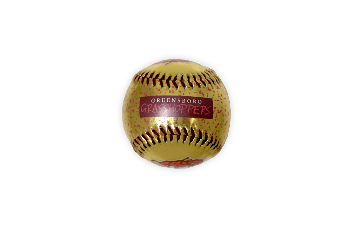 Rawlings Metallic Gold Glo Up Baseball – Minor League Baseball Official ...