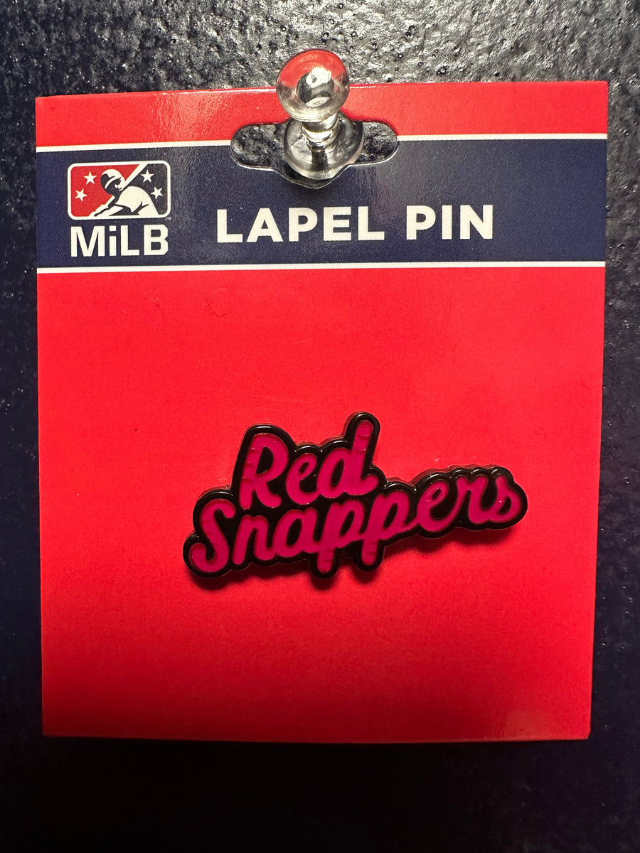Red Snapper Wordmark Alternate Logo Lapel Pin – Minor League Baseball ...
