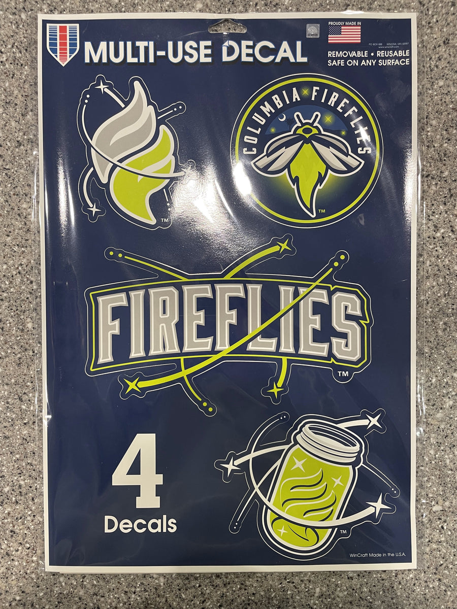 WC Fireflies Multi-Use Decal Sheet – Minor League Baseball Official Store