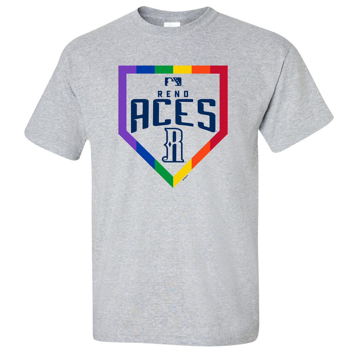 Reno Aces 2025 Gray Pride Night Tee – Minor League Baseball Official Store