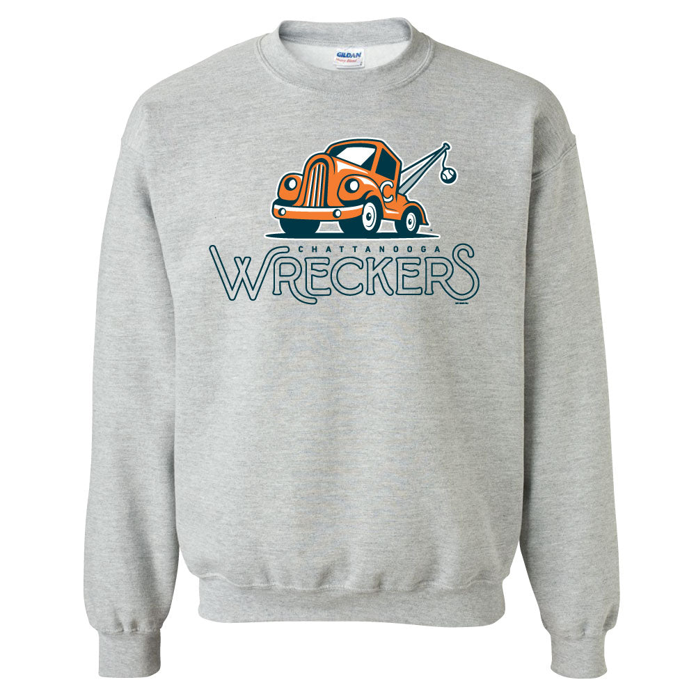 Chattanooga Lookouts Primary Logo Wreckers Crewneck – Minor League ...