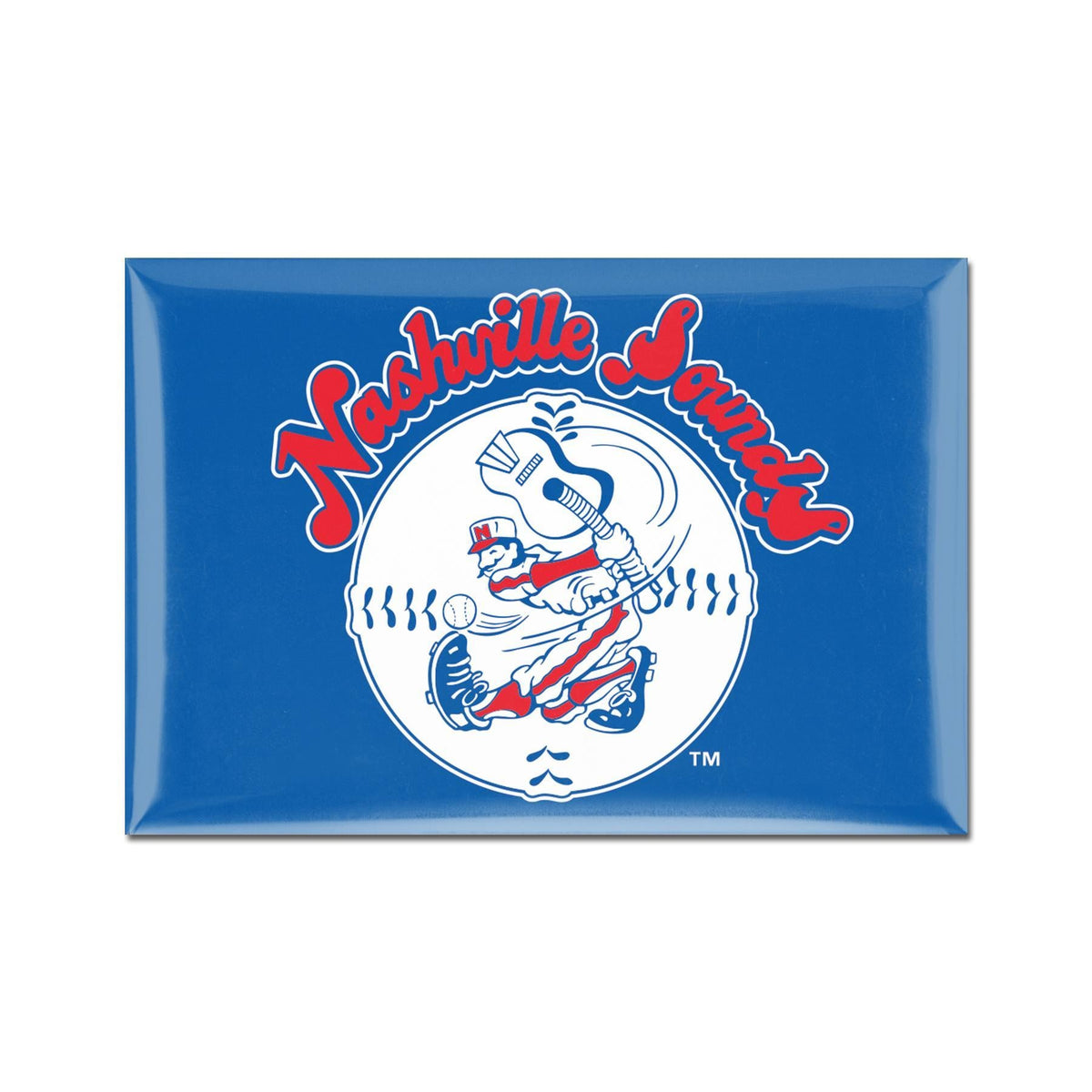 Nashville Sounds Throwback Logo 2x3 Magnet – Minor League Baseball ...