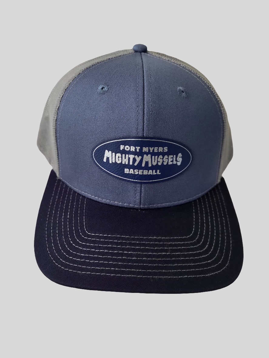 Mighty Mussels Blue Patch Cap – Minor League Baseball Official Store