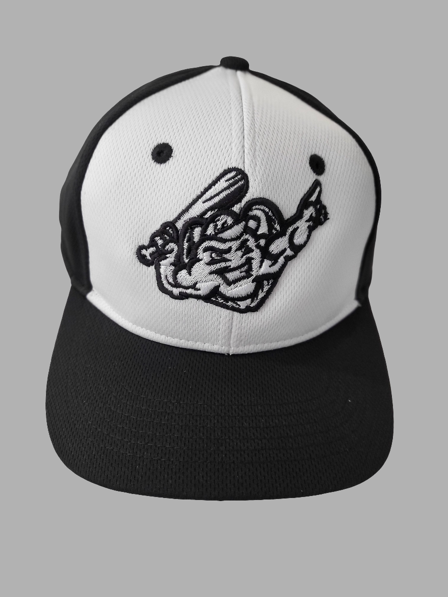 Mighty Mussels Youth White/Black Cap – Minor League Baseball Official Store