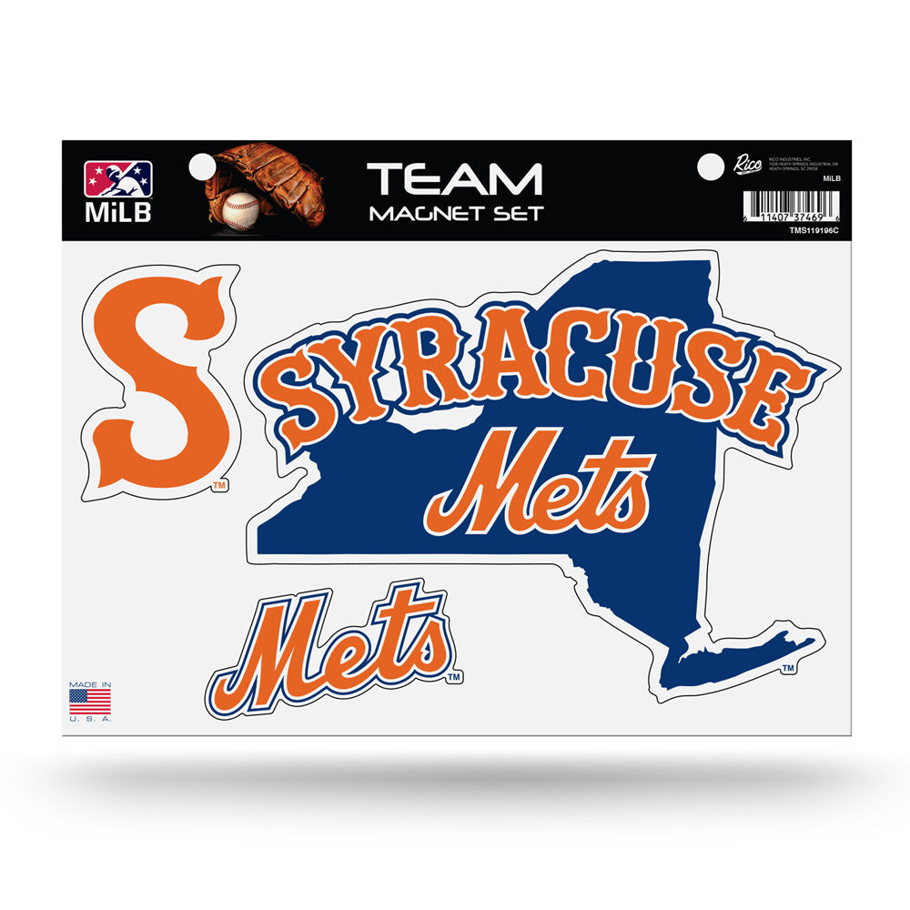 Syracuse Mets Team Magnet Set – Minor League Baseball Official Store
